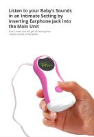 China Mini Prenatal Fetal Doppler Ultrasound Equipment Baby Heartbeat Monitor for sale