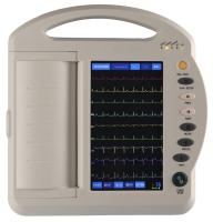 China 12 Channel 7 Inch Touch Screen ECG Machine Electrocardiograph Standard 12 Lead for sale