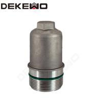 China 06L115401S DEKEWO Auto Parts Aluminum Oil Filter Housing Cap for VW AUDI SKODA SEAT EA888 GEN3 1.8/2.0T for sale