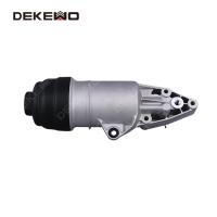 China 06E115405K 95810701011 06E115405C DEKEWO EA837 Engine Aluminum Alloy Oil Filter Bracket for VW Touareg AUDI A6 Q5 Q7 PORSCHE for sale