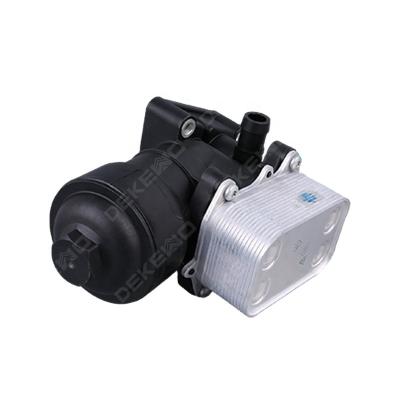 China DEKEWO 2.0TDIEngine Oil Cooler Oil Filter Assembly for VW Touran  Tiguan T5 A3 A4 A6 Q3 Q5  OE 03L115389C 03L115389H for sale