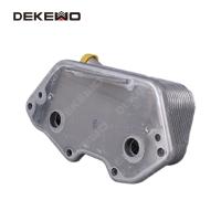 China DEKEWO Car Parts 06E117021G 06E117021L 95810727101 EA837 Engine Oil Cooler for VW Touareg AUDI A4 A5 A6 Q5 Q7 for sale