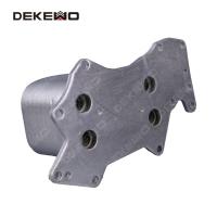 China DEKEWO Auto Spare Car Parts Engine Oil Cooler for VW AUDI Touareg A6C6 A8 Q7 3.0TDI 059117021J 059117021H 059117021F for sale