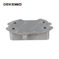 China 06M117015M 9A711701530 DEKEWO Car Parts EA839 3.0T Engine Oil Cooler for VW Touareg AUDI A4 A5 A6 Q5 Q7 PORSCHE BENTLEY for sale