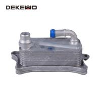 China DEKEWO Engine Oil Cooler 06E117021M 06E117021J for AUDI A4 A5 A6 A7 A8 16Q7 3.0T for sale