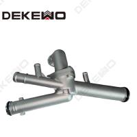 China 03H121117A 03H121117 95510606000 Aluminum Thermostat Assembly for VW AUDI PORSCHE SKODA VR6 for sale