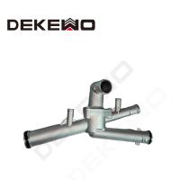 China 03H121117A 03H121117 95510606000 Aluminum Thermostat Assembly for VW AUDI PORSCHE SKODA VR6 for sale