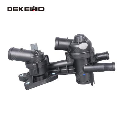 China DEKEWO Car Parts 03C121111AK 03C121111AA 03C121111S Engine Coolant Thermostat Assembly for VW POLO Golf Jetta  Passat 1.4L/1.6L for sale