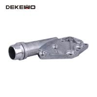 China DEKEWO Car Parts 06E121168 06E121168B Engine Coolant Thermostat Cover Aluminum for AUDI A4 A6 Q5 Q7 for sale