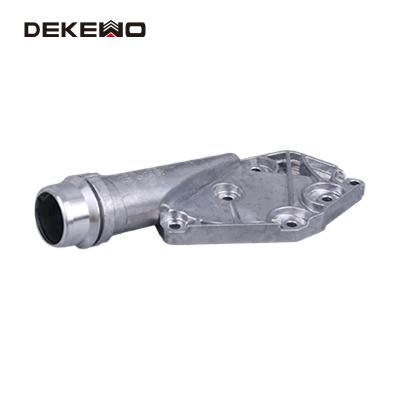 China DEKEWO Car Parts 06E121168 06E121168B Engine Coolant Thermostat Cover Aluminum for AUDI A4 A6 Q5 Q7 for sale