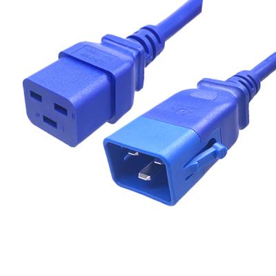 China IEC Power Extension Cable , C19 To C20 UL Listed Power Cable for sale