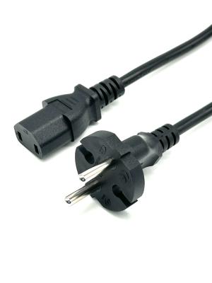 China EU Power Cord VDE Standard 2 Pin 16A 250V Connector C17 Power Cables for sale