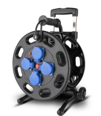 China EU Cable Reel Customized Length Extension Reel Electrical Retractable Cable Reel for sale