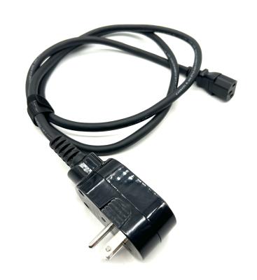 China AC Power Cords with 125V 10A IP54 GFCI Plug 60Hz 1250W electric for sale