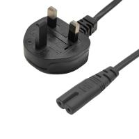 China Wholesale Power Supply Cord 13A 250V Uk Plug Cable Extension Power Cord IEC C13 to BS1363 3 Foot for Computer Power Cable for sale