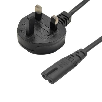 China Wholesale Power Supply Cord 13A 250V Uk Plug Cable Extension Power Cord IEC C13 to BS1363 3 Foot for Computer Power Cable for sale