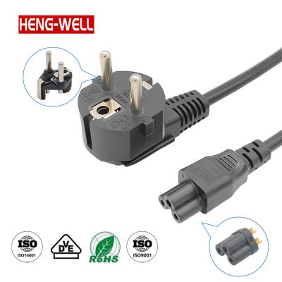 China EU 3 Pin Power Cord 250V 16A Schuko Plug for Home Appliances for sale