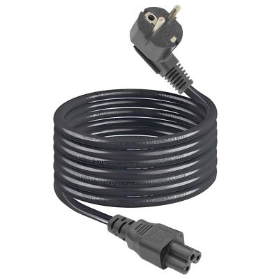 China EU Power Cord CEE7/7 Plug to C5 16A 250V 1.8m Copper Cable for sale