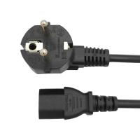 China Customized EU Power Cord Eu Power Cable VDE KC Certificate Power Cables European Korea 3 Pin  Power Cord 10A 250V for Home Appliance2 Wire Type for sale