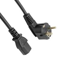 China EU 3 Pin Power Cable H05VV-F 2*0.75MM2 Copper Wire Type for Heavy Duty Industrial Applications for sale