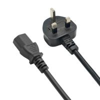 China UK 3 Pin Power Cord Plug Cable for Home Appliance 1M 1.2M 1.5M 1.8M 3M with IEC Female BS Male End 3ft 4ft 5ft 6ft 10ft LengthsAppliances for sale