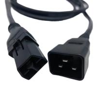 China 3-Core SAF-D-GIRD to C20 Extension Cable Male Female AC Power Cord for Computer Server Rack Equipment for sale