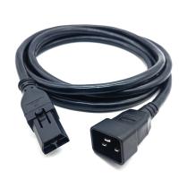 China Heavy Duty 3-Core SAF-D-GIRD to C20 Power Extension Cord Male to Female for AC Equipment Connection for sale