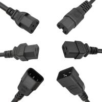 China Customized Length 16A 250V AC Extension Cord C19 To C20 for Heavy Duty Applications for sale