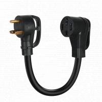 China RV Power Adapter Camper Cord 50amp Male to 30amp Female 12 Inch 10/3 STW NEMA14-50P 50 Amp Male Plug to TT-30R 30 Amp Female for sale