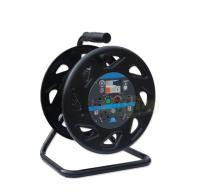 China 4 Sockets IP44 Retractable Cable Customized Length  Extension  Heavy-duty Industrial Waterproof Cable Reel  Extension Cord Reel for sale