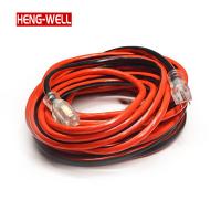 China Heavy-Duty 12/3 Outdoor Extension Cord 3ft & 49ft Multi-Socket 15A 125V Lighted and SJTW Copper PVC US Standard Power Cords for sale