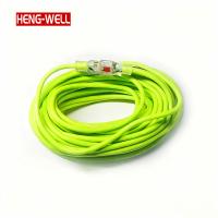 China Retractable NEMA 5-15P-5-15R Lighted End Extension Cord 12/3 50ft-Outdoor Heavy Duty IP65 Waterproof 125V 15A SJTW 100% Copper for sale
