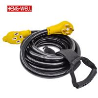 China 50 Amp 100-Foot Waterproof Outdoor RV Extension Cable 14-50P/14-50R Copper Conductor 250V NEMA STW AC Power Cord Sjtw Wire Type for sale