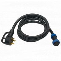 China 30 Amps IP68 Rated Nema Extension Cord with Locking TT-30 Plug SJTW 3C 10AWG Cable Deep Sea Underwater 3 Pin Connectors for sale