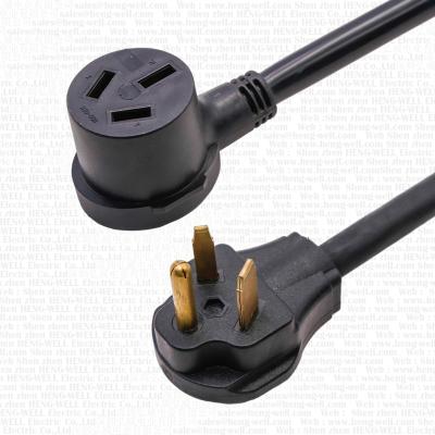 China HENG-WELL 125Volt 50 Amps Welder Extension Cord NEMA 7-50P 7-50R SJTW SJTO SJTOW 10/3 8/2+10/1 Gauge for Welding Machines for sale