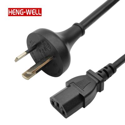 China HENG-WELL Heavy Duty Extension Power Cord 3 Pin 2 Wire C13 IEC Connector 5m/10m for Computers Home Appliances for Home Hotel Use for sale