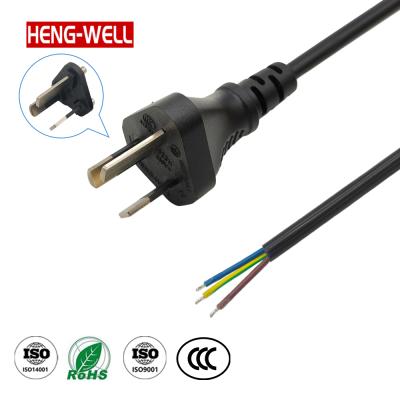 China HENG-WELL CCC Certified 3-Pin AC Power Cord with Customizable Length for Home Appliances and Electronics for sale