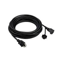 China Heavy-Duty 12/3 Outdoor Extension Cord 3ft 49ft (15m) Multi-Socket 15A 125V SJTW Copper PVC US Standard for Industrial Equipment for sale