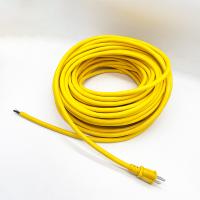 China 10A/13A/15A 125V USA Extension Cord with Luminous Plug 3 Prong Grounded 5-15P 5-15R Power Cable for Home Office SJTW Wire Type for sale
