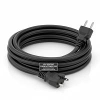 China Heat Resistant 2 Prong AC Power Cord Durable Insulation Suitable for Commercial and Residential Electrical Applications for sale