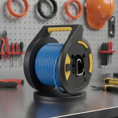 China Compact Cable Reel Offering Smooth Cable Retraction and Space Saving Design for Professional Electricians for sale