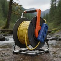 China Portable Cable Reel Featuring Ergonomic Design and Corrosion Resistant Materials for Outdoor Electrical Work for sale