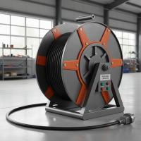 China Heavy Duty Electric Cable Reel Durable Construction Suitable for Industrial Applications and Long Cable Lengths for sale