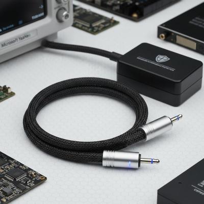 China Shielded DC Power Adapter Cable Offering Enhanced Protection Against Interference Ideal for Sensitive Electronic Systems for sale