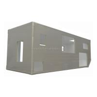 China Large Departure Angle 18ft FRP Motorhome Truck Camper Shells for Overland Expedition for sale