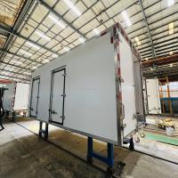 China 16ft JMC/JAC LC Model Refrigeration Truck Box Body With FRP Aluminum Duct Floor ISUZU Truck Chassis Spare Parts for sale