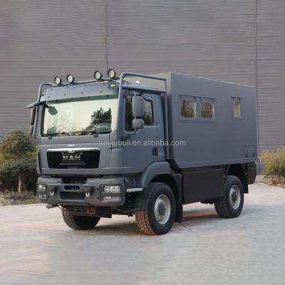 China FRP Composite Material 23ft Motorhome Truck Camper Shells for Overland Expedition DIY for sale