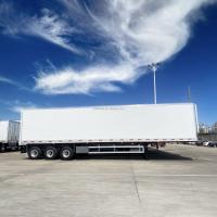 China Aluminum Box Body 53ft Semi Trailer for Temperature-Controlled Fresh Food Transport for sale