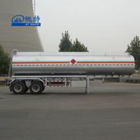 China 36000L 2 Axles Carbon Steel Tank Semi Trailer for Fuel and Diesel Transportation for sale