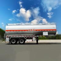 China 28000L Capacity Carbon Steel Fuel Refuel Tank Semi-Trailer for Diesel Gasoline Delivery for sale